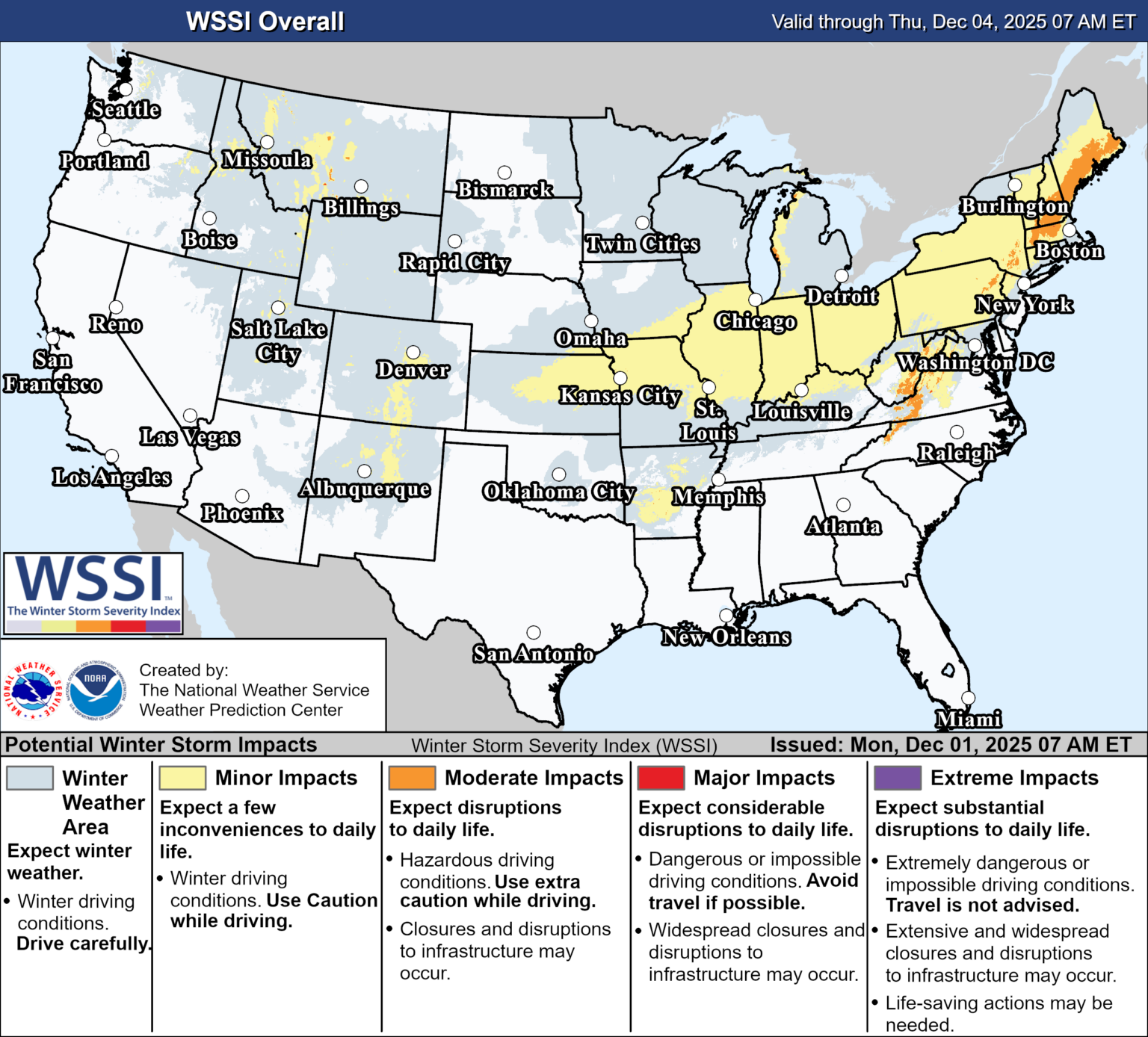 Early December U.S. Winter Storm - ESSIC